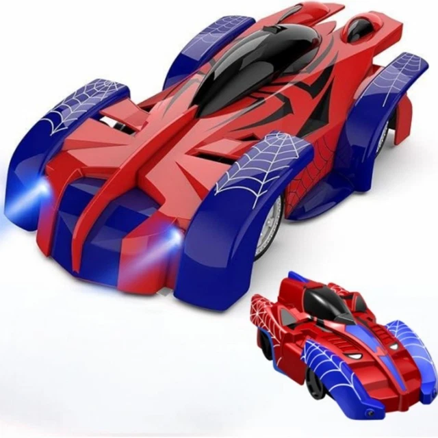 WALL CLIMBING RC Car, 360° Rotating Rechargeable Toy with LED Light for ...