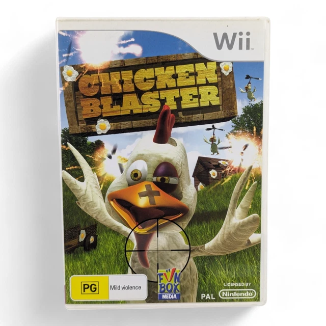 CHICKEN BLASTER GAME Nintendo Wii PAL *Complete* Wii U Compatible $11. ...