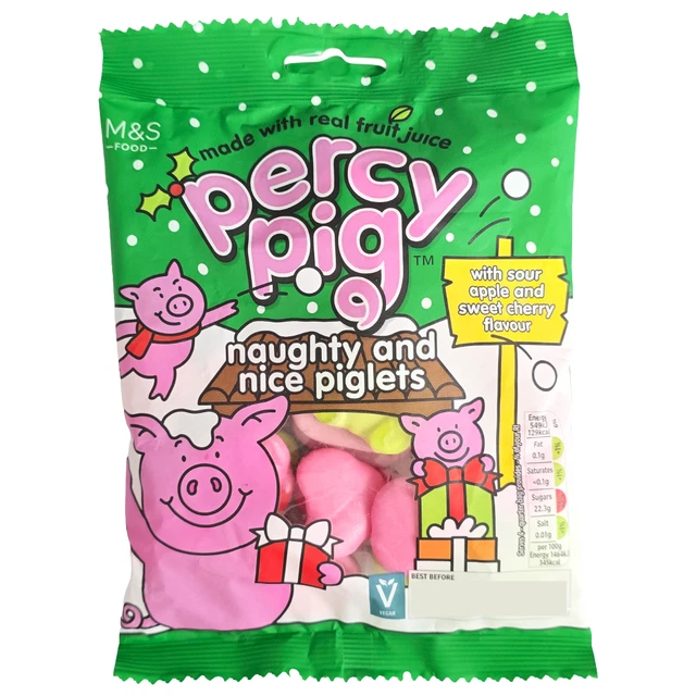 M&S PERCY PIG Fruit gums 170g x 5 Packs £46.46 - PicClick UK
