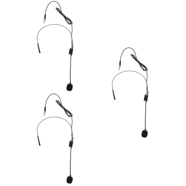 3 PACK OVER The Ear Microphone Headset for Teaching Comfortable £16.69 ...