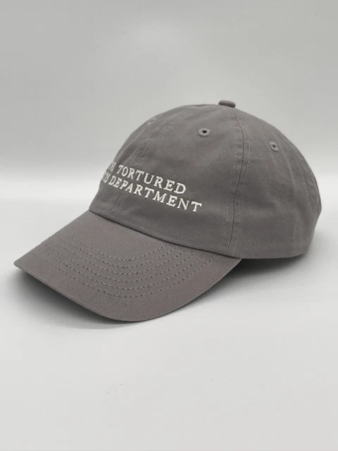THE TORTURED POETS Department Gray Dad Hat TTPD Taylor Swift IN HAND ...