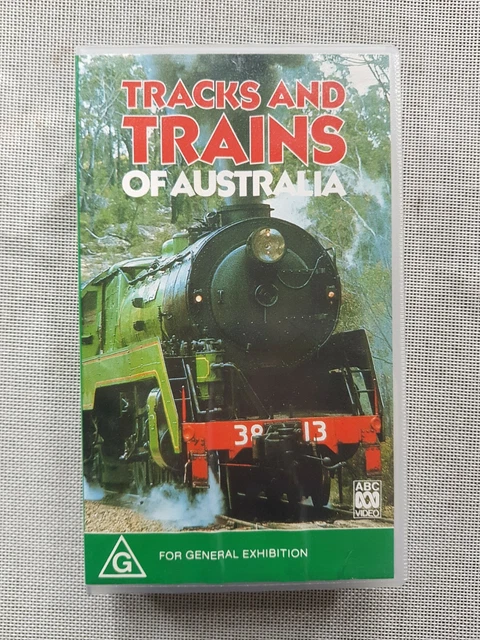 TRACKS AND TRAINS OF AUSTRALIA - VHS Tape Excellent - combined post $14 ...