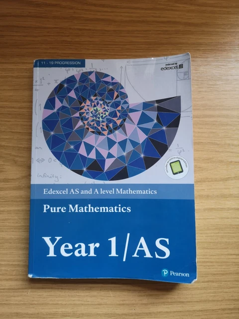 PEARSON EDEXCEL AS and A level Mathematics Pure Mathematics Year /AS EUR 5,95 - PicClick DE