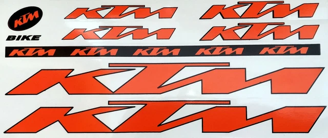 KTM STICKER SET Aufkleber Bike Fahrrad Ebike Stickers Logo Aufkleberset ...