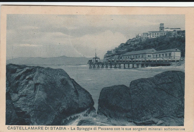 NAPOLI CASTELLAMMARE DI Stabia, Spiaggia Di Pozzano EUR 16,00 - PicClick IT