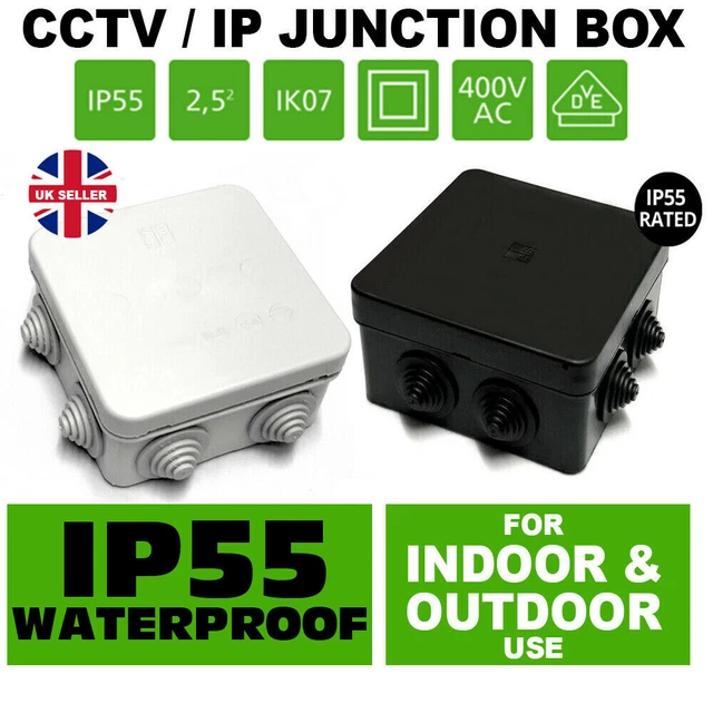 IP JUNCTION BOX Outdoor IP55 CCTV Connection Terminal box IP65 ...