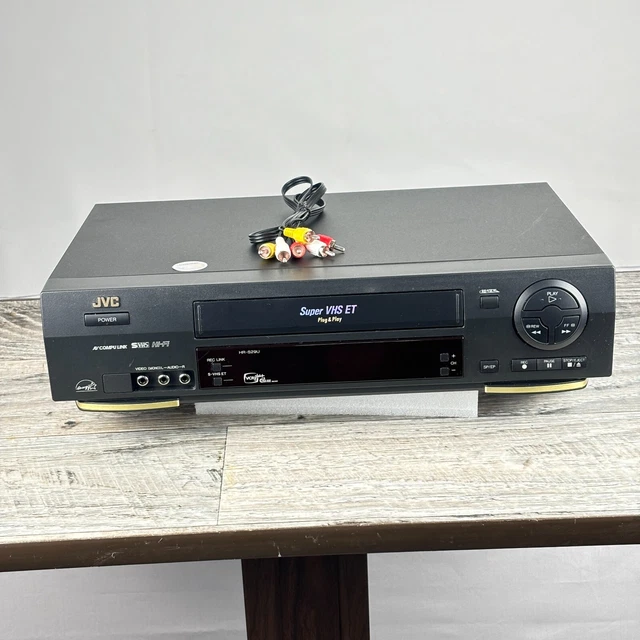 JVC HR-S29U SUPER VHS ET Video Cassette Recorder W/ AV Cable No Remote ...