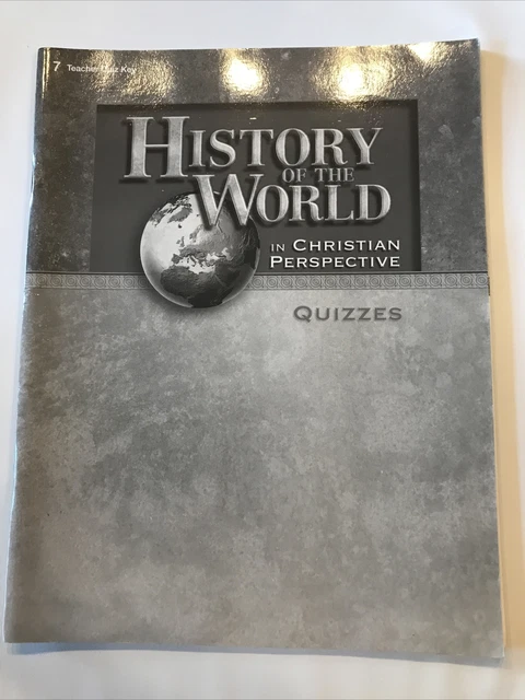 ABEKA A BEKA History of World Teacher Quiz Key Grade 7 7th $8.83 ...