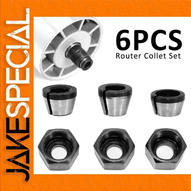 JAKESPECIAL – PRECISION Carbon Steel Collet Chuck Adapter Set for ...