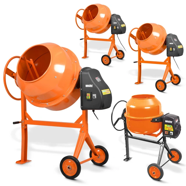 BETONMISCHER BETONMISCHMASCHINE MÖRTELMISCHER 120 L - 200 L Zement ...