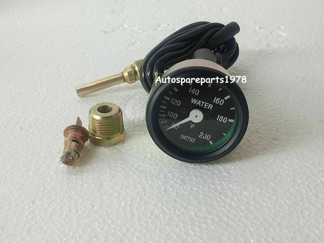 SMITHS WATER TEMPERATURE gauge for classic cars 80 -200 farenheit BB £ ...