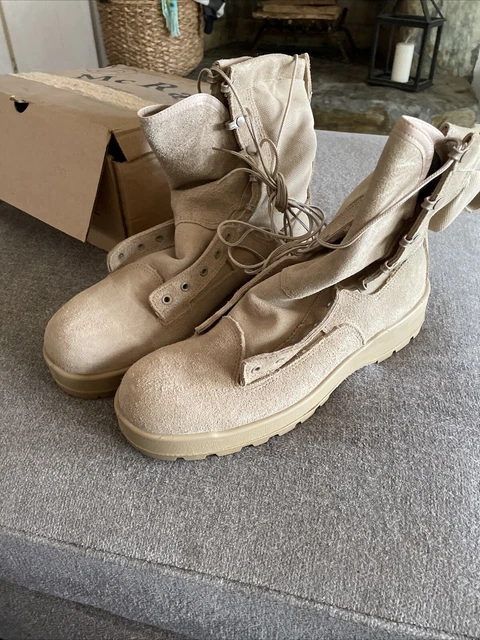 ALTAMA DESERT TAN Military Temperate Weather Combat Boots New Sz 13.5R ...