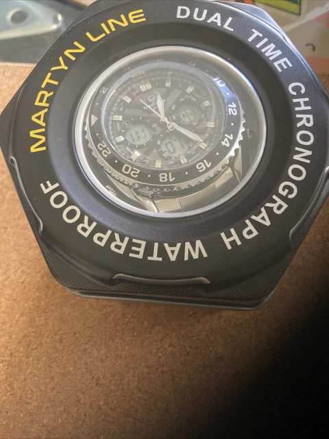 MARTYN LINE -DUAL Time-CHRONOGRAPH - Special Edition. Waterproof ...