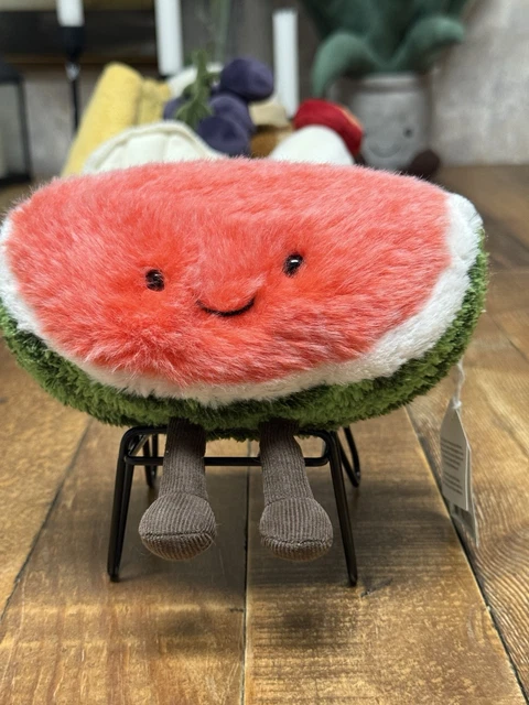 JELLYCAT AMUSEABLES SMALL Watermelon BNWT Rare And retired Genuine £47. ...