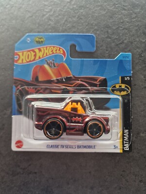HOT WHEELS 2023 Classic TV Series Batmobile Batman 1/5 HCT04 A Case £3. ...