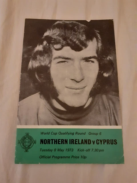 15 NORTHERN Ireland Football Programmes 1973- 87. Home/Away £9.99 ...