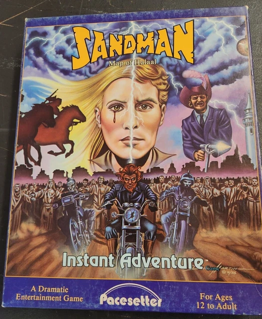 SANDMAN : MAP of Halaal RPG Box Set, Pacesetter Games 1985 EUR 57,17 ...