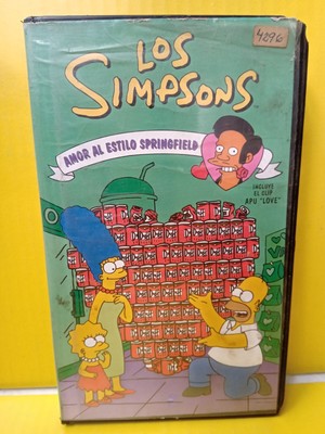 VTG 90'S VHS LOS SIMPSONS Amor al estilo Springfield in Spanish Pal-n ...