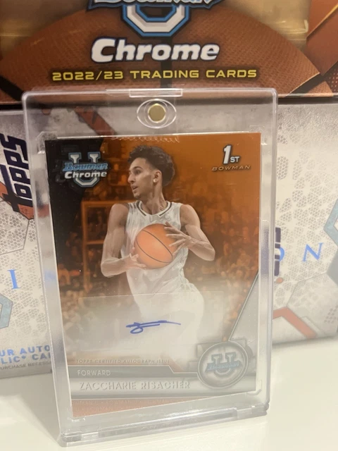 2023-24 BOWMAN U Chrome Zaccharie Risacher Auto /25 EUR 3,86 - PicClick IT