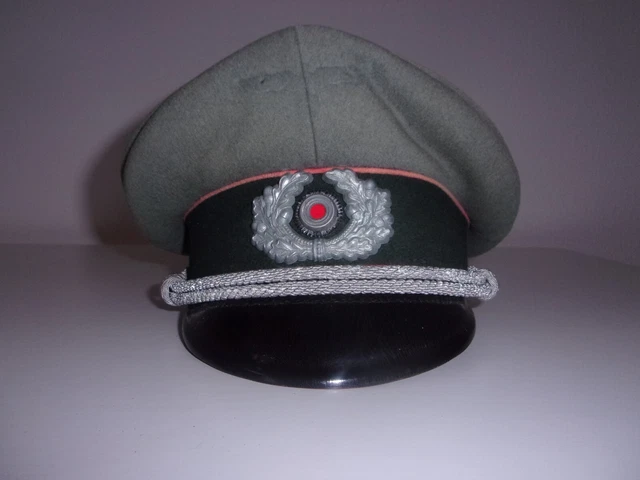 ORIGINAL OLD GERMAN tank umbrella hat officer without eagle 33-45 £785. ...