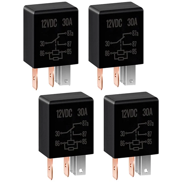 BOÎTE RELAIS NEUVE 12v 30a relais automobile 12v 5 broches relais 4 ...