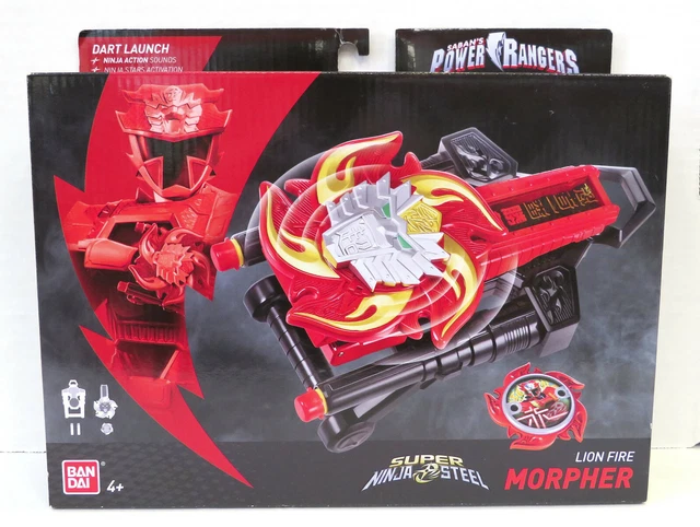 POWER RANGERS : Super Ninja Steel Lion Fire Morpher (2018) Bandai Neuf ...