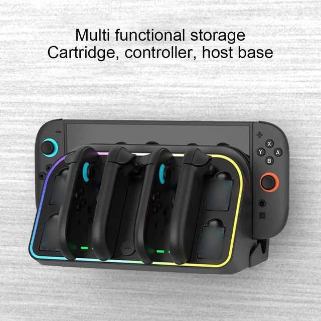 SUPPORT MURAL POUR Nintendo Switch 2 avec Charge Efficace et Rangement ...