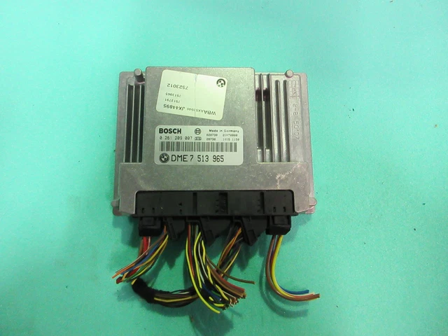 BMW E46 3 Series Engine Ecu Control Unit Module Dme7513965 Tested 100 ...