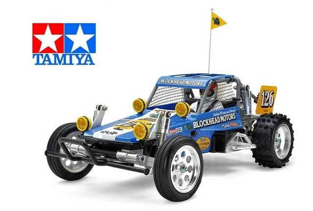 TAMIYA WILD ONE Off Roader Blockhead Motors Livery 1:10 2WD RC Buggy ...
