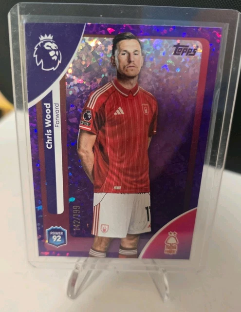 TOPPS PREMIER LEAGUE 2025/26 Chris Wood /199 Parallel £37.08 - PicClick UK