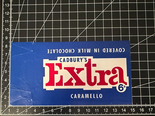 VINTAGE CADBURYS EXTRA Milk Chocolate Sweet Wrapper Confectionery £5.91 ...