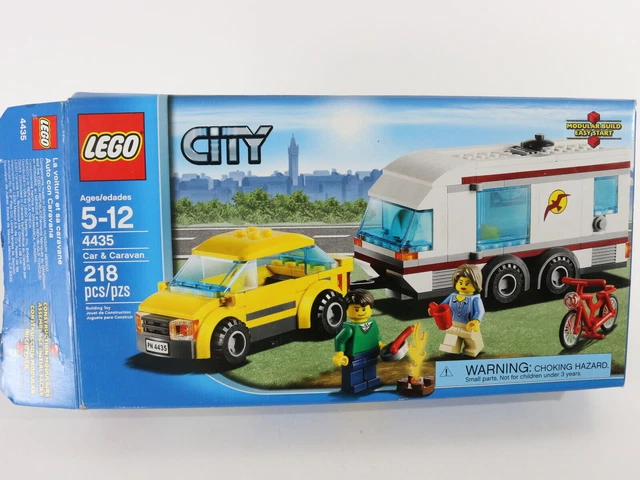 LEGO CITY CAR & Caravan Camper Previously Built Set 4435 W/ Box ...