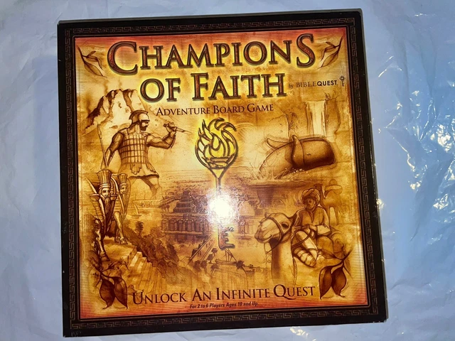 CHAMPIONS OF FAITH Adventure Board Game 100% Complete Excellent ...