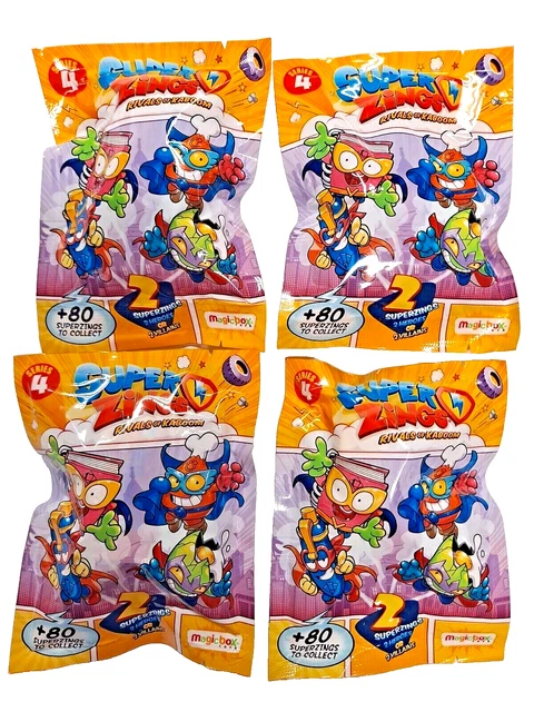 SUPERZINGS RIVALS OF Kaboom Blind Bags x 4 Packs - Brand New £6.99 ...