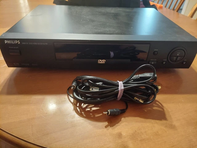PHILIPS DVD DISC Video CD Player AS IS READ Model DVD711AT22 $13.21 ...