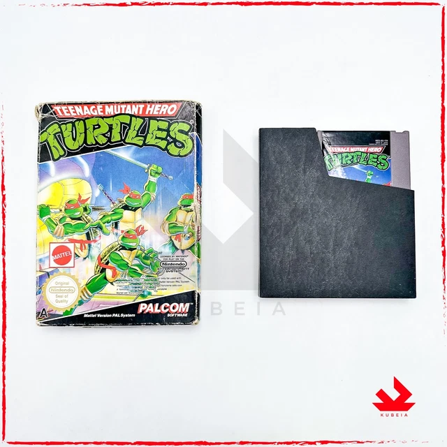 TEENAGE MUTANT HERO Turtles Tartarughe Ninja Nes Pal Ita Nintendo ...