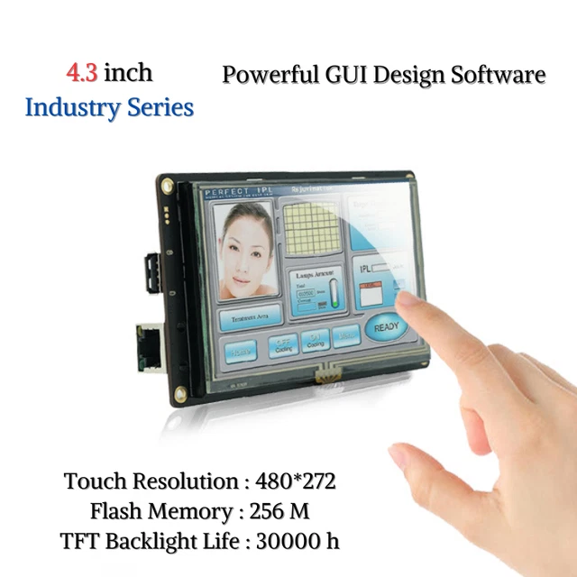 5INCH HMI-DISPLAY,TFT RESISTIEVE Touchscreen UART for Arduino Mega,Nano ...