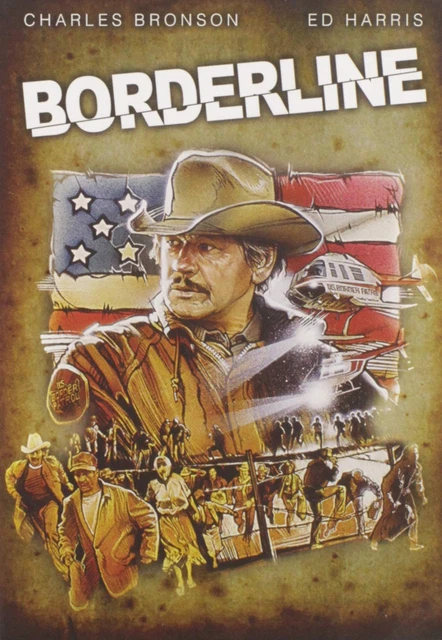 BORDERLINE (DVD) CHARLES Bronson Bert Remsen Bruno Kirby Ed Harris (US ...