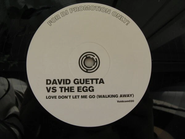 DAVID GUETTA VS The Egg - LOVE DONT LET ME GO PROMO LP EUR 4,87 - PicClick DE