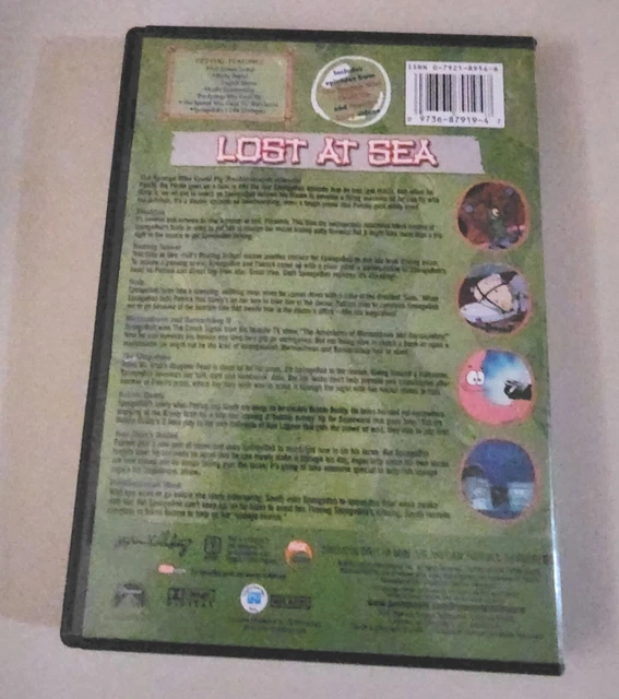 SPONGEBOB SQUAREPANTS LOST at Sea (DVD, 2003, Nickelodeon) - (AV10) $5.00 - PicClick AU