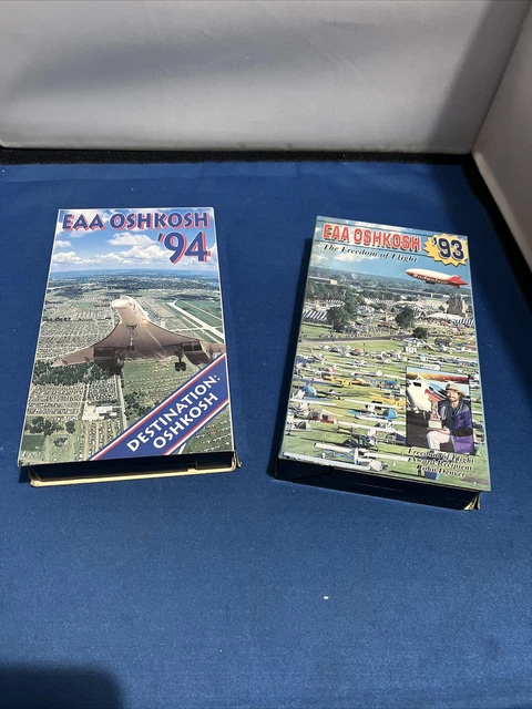 EAA OSHKOSH 93 / 94 VHS Video Flight Vintage £14.50 - PicClick UK