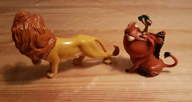 DISNEY LION KING PUMBA TIMON SIMBA Applause Vintage Cake Topper PVC ...