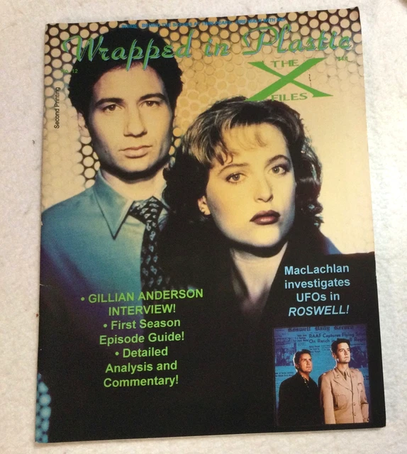 THE X-FILES MAGAZINE Wrapped In Plastic Vol 1 #12 Scully Mulder vintage ...