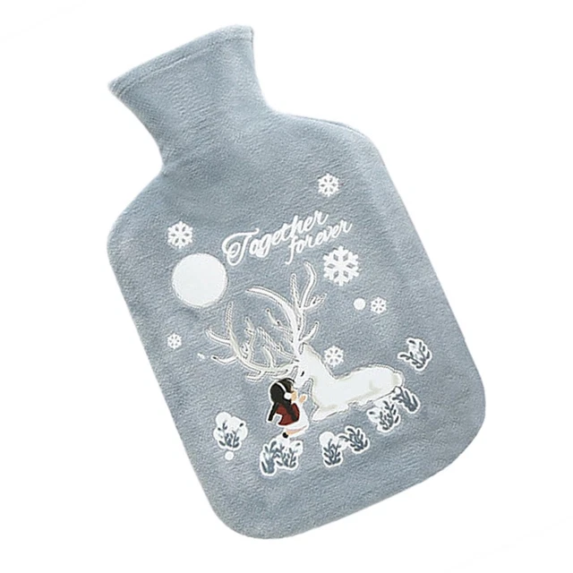HOT WATER BAG for Women Cartoon Silicone Bottle Hand Warmer with Cover ...
