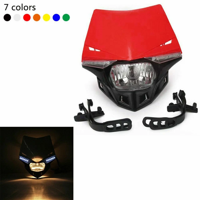 UNIVERSAL OFF-ROAD DIRT-BIKE ATV Street H4 Vision-Headlight Lamp ...