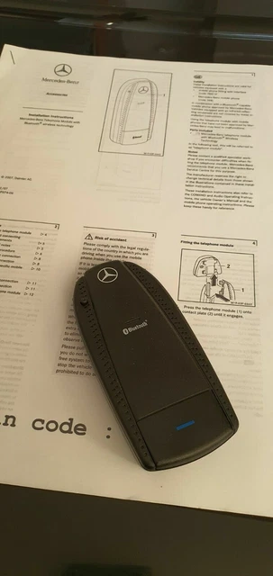 100% ORIGINAL MERCEDES Bluetooth adapter B67876168 HFP with Manual and ...