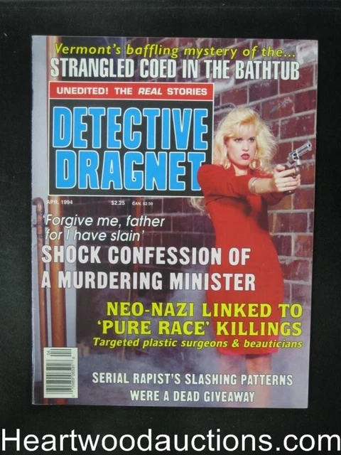 DÉTECTIVE DRAGNET AVRIL 1994 Bad Girl en Rouge Robe Housse - Haut Grade ...