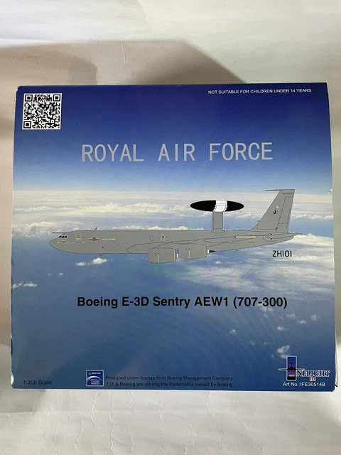 INFLIGHT 200 DIECAST Raf Boeing E-3D Sentry Aew1 (707-300) Zh101 ...