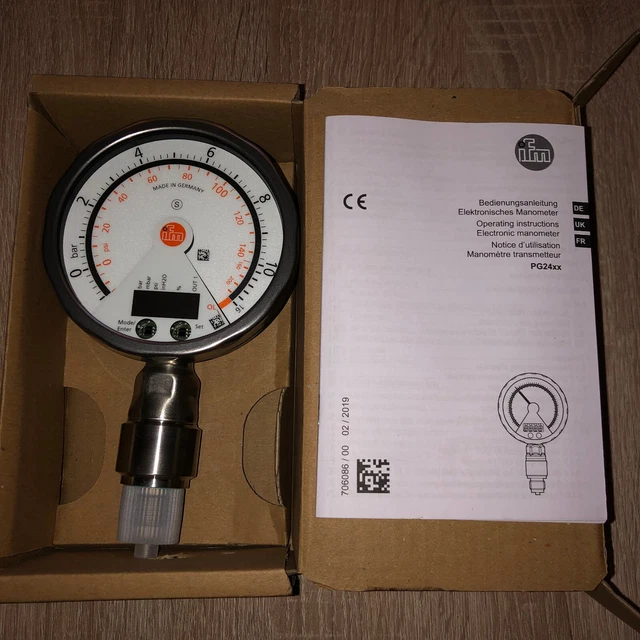 ELEKTRONISCHER DRUCKSENSOR IFM electronic PG2454 EUR 229,00 - PicClick DE