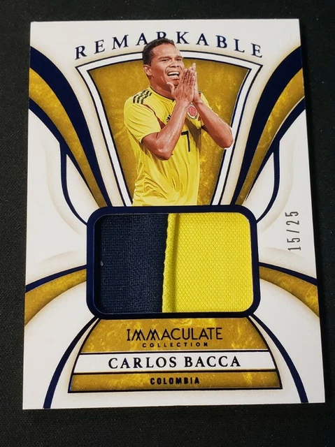 2020 PANINI IMMACULATE Remarkable Memorabilia Sapphire /25 Carlos Bacca ...